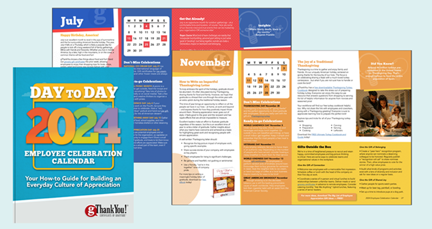 2024 Employee Appreciation Calendar